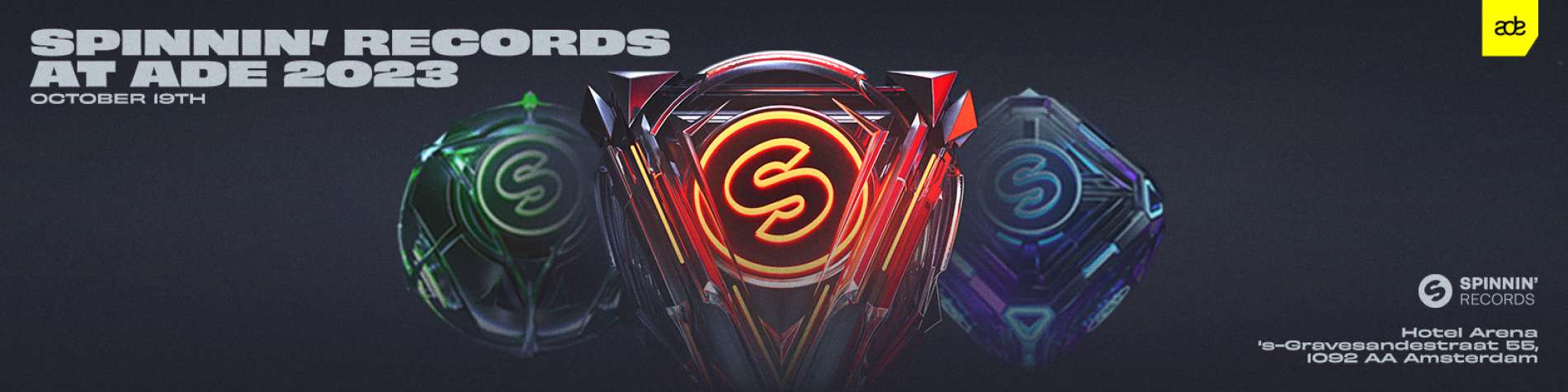 SPINNIN' RECORDS ADE 2023 | DAY SCHEDULE | News | Spinnin' Records